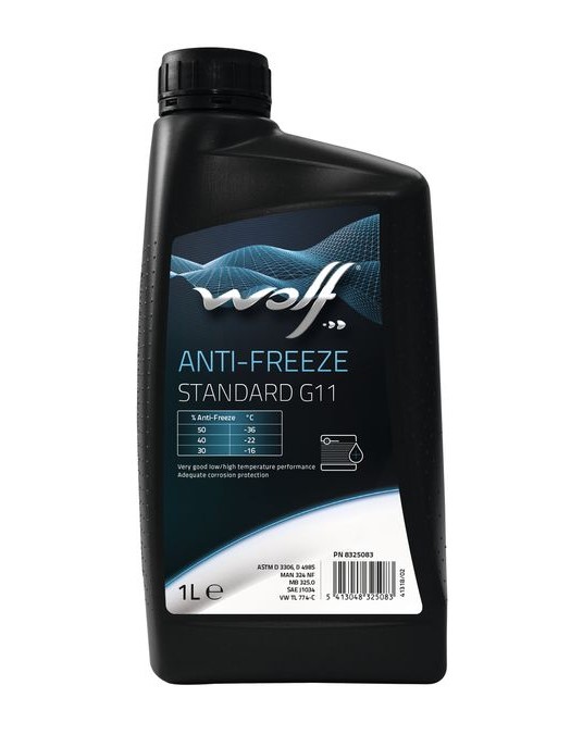 Wolf G11 Anti-freeze Standard 1 л концентрат антифриза синий (50000/1 ...